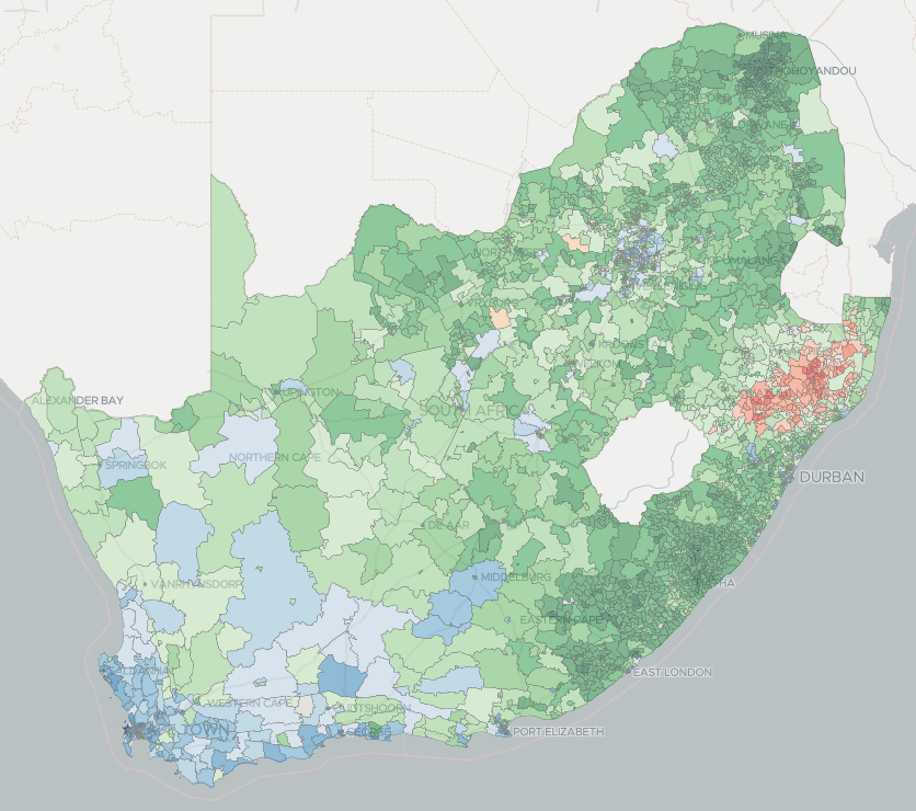New interactive map of SA election results – Adrian Frith – developer ...